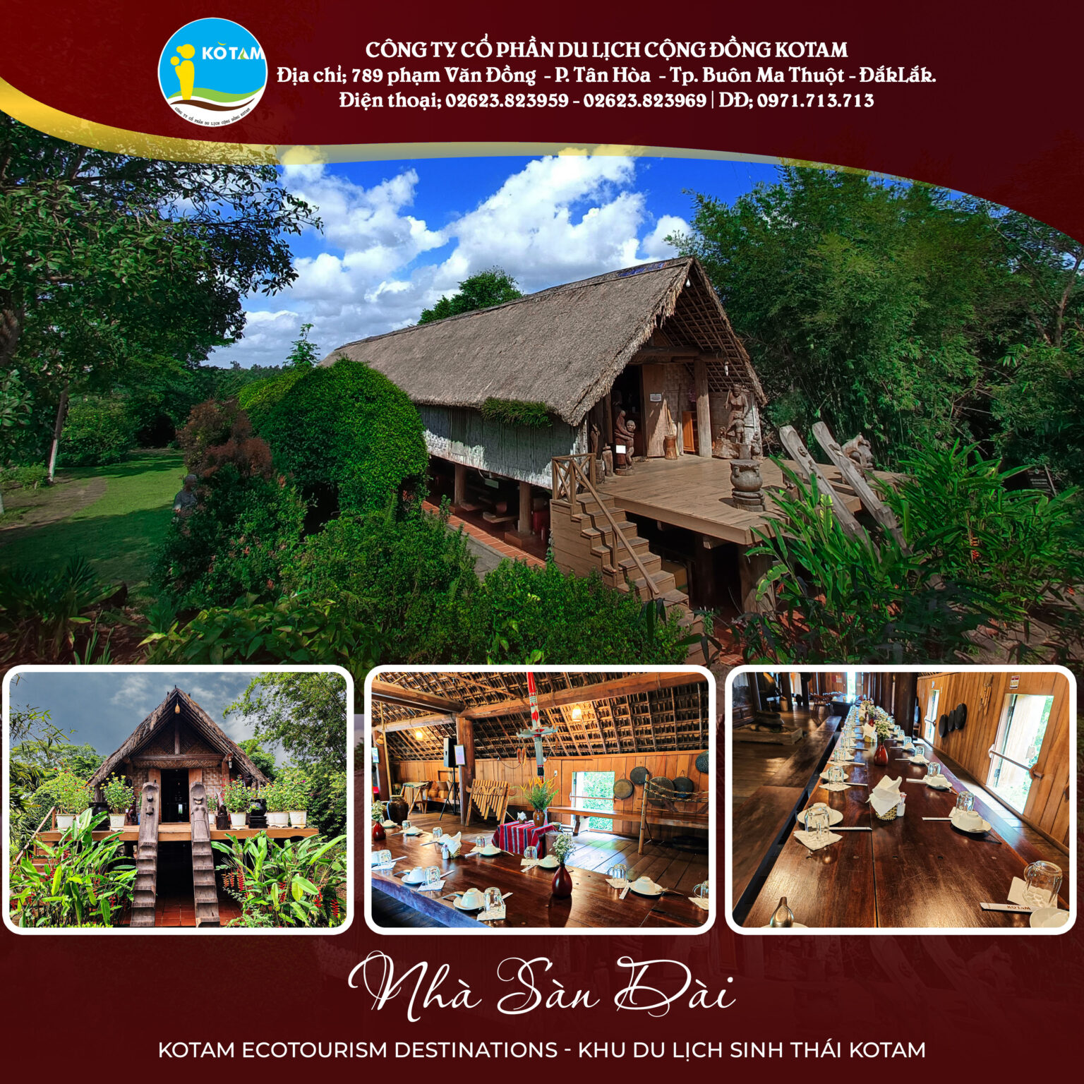 Booking - Khu du lịch sinh thái cộng đồng Kotam